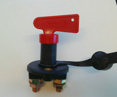 Caravan Motor Mover Battery Isolation Cut Off Kill Switch 200Amp & Key ...