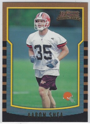 2000 BOWMAN AARON SHEA RC #234 CLEVELAND BROWNS MICHIGAN WOLVERINES | eBay