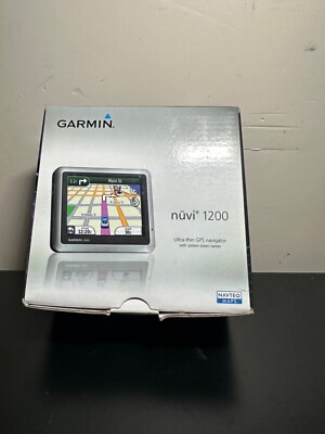 NEW Garmin Nuvi 1200 GPS ULTRA-THIN GPS NAVIGATOR SILVER 753759090531| eBay