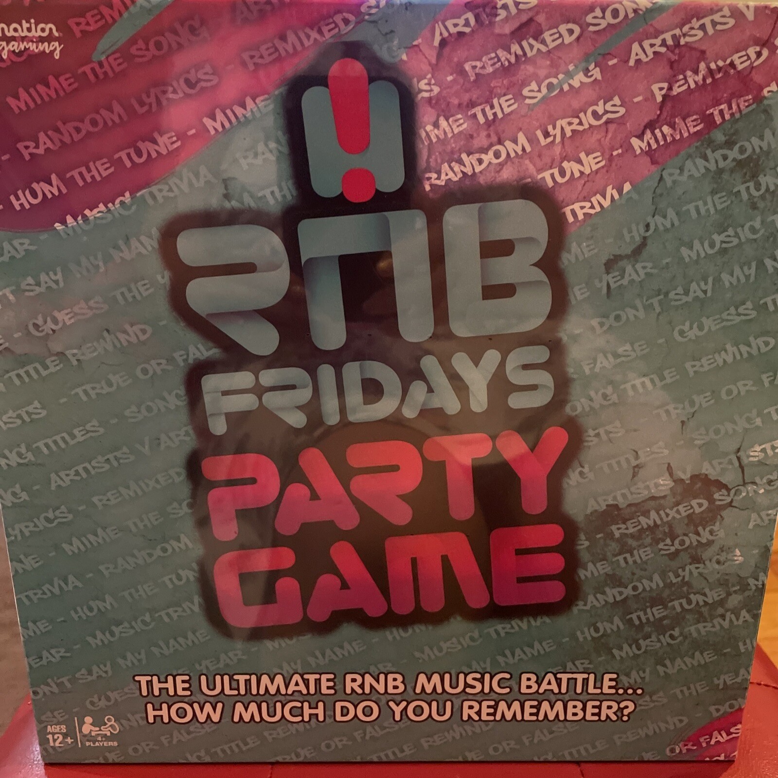 RNB Fridays Party Game: The Ultimate RNB Music Battle Board Game New | eBay