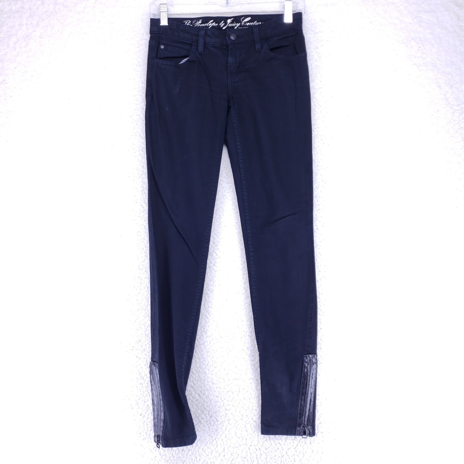 Juicy Couture The Penelope Zipper Legs Black Jeans Wo… - Gem