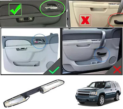 Left Front Driver Door Armrest Panel 80994 For(10-14) GMC Sierra Tahoe ...
