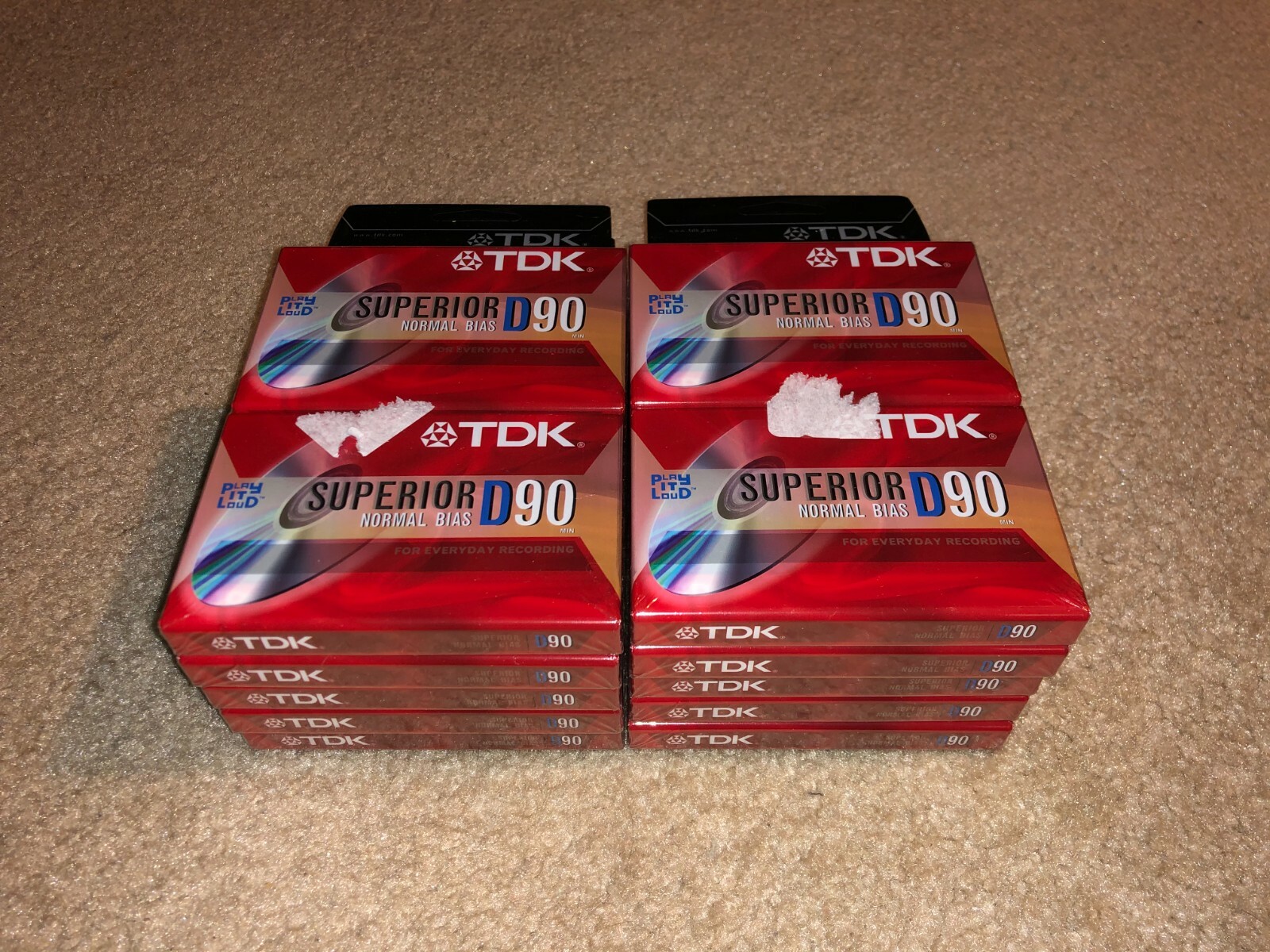 Lot of 20 Genuine OEM TDK Superior D90 Blank Standard Audio Cassettes ...