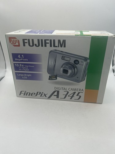 Silver Fuji Fujifilm FinePix A345 Digital Camera 4.1MP 3x Zoom | Parts ...
