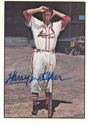 Harry Walker autographed Baseball Card (St.Louis Cardinals, 67) 1979 ...