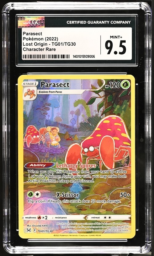 Parasect TG01/TG30 Swsh11: Lost Origin Trainer Gallery Holo for sale ...
