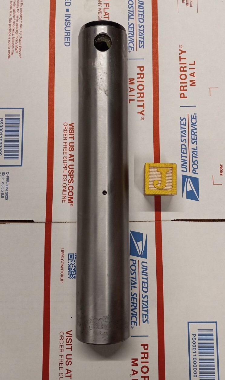 EXCAVATOR BUCKET PIN* 50MM X 295MM OAL* NEW TAKEOFF* GREASABLE* SINGLE ...