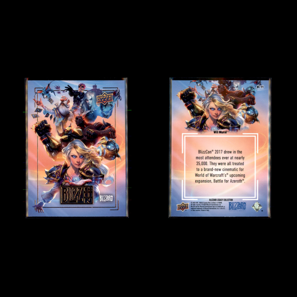 2023 Blizzard Legacy Collection BlizzCon Complete Set 15 Cards BC1-BC ...