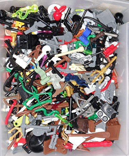 Lot of 50 Genuine Lego Minifig Weapons Utensils Food And More | eBay