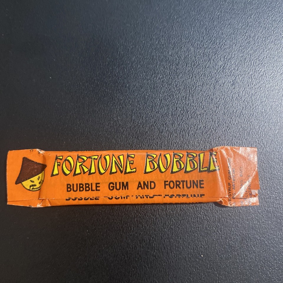 Vintage 1987 Rare Fortune Gum Albert & Sons One Stick FORTUNE BUBBLE ...