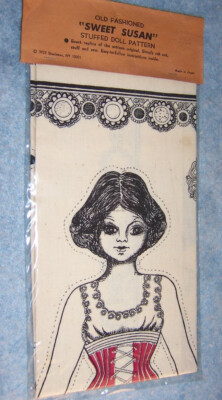 Shackman Old Fashioned SWEET SUSAN Stuffed Doll Pattern, Unopened ...