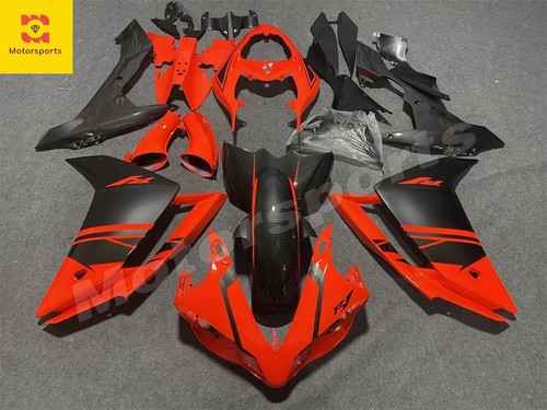Carbon Fiber Paint Orange-Red Fairing Kit for Yamaha YZF R1 2007-2008 ...