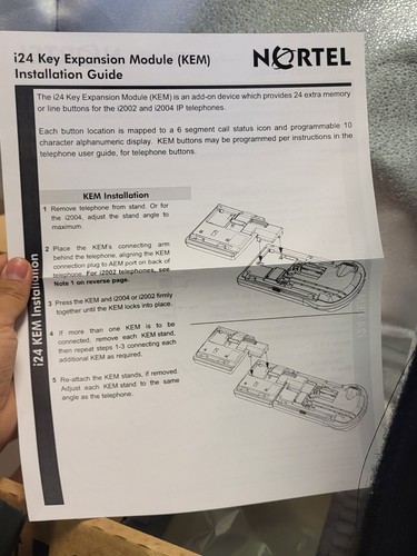 Nortel iP Phone Key Expansion Module N0071601 NTEX00DA70E6 #853U | eBay