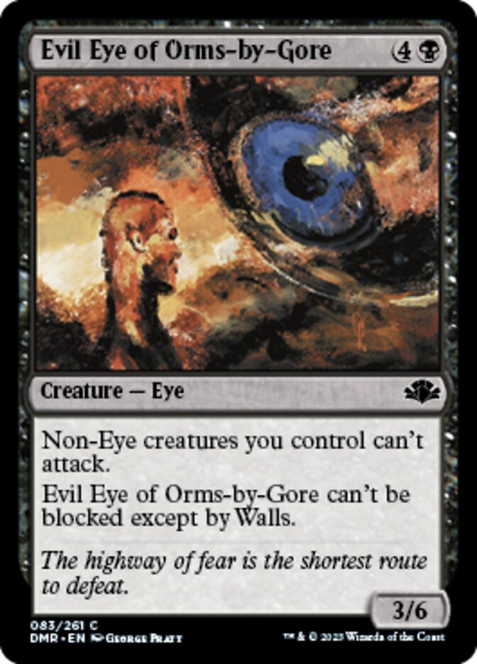 Evil Eye of Orms-by-Gore [Dominaria Remastered] Foil Near Mint MTG | eBay