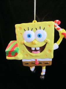 SpongeBob Squarepants Candy Cane~Gift Ornament~NIB | eBay