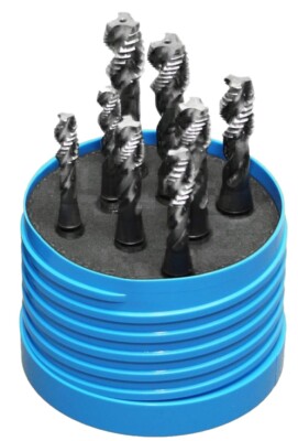 8pc HSS-EX Bright Modified Bottoming Combo Tap Set 1/4-20-1/2-20 YG1 ...