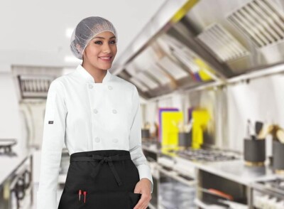 Choice 21" White Nylon Hairnet Cap - 100/Pack, food service, health ...