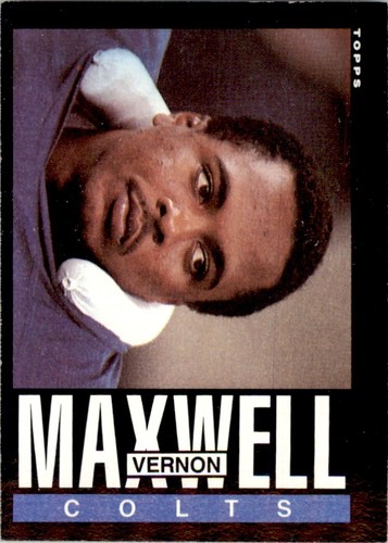 1985 Topps; Vernon Maxwell Indianapolis Colts #264 | eBay