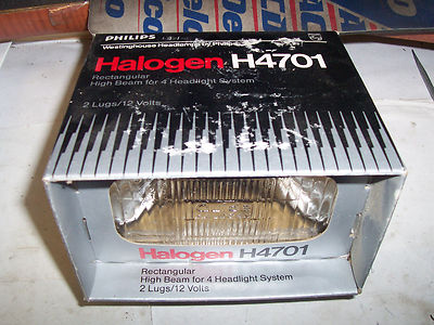 H4701 PHILIPS -12VOLT--HALOGEN-- Headlight-new HIGH BEAM -SMALL ...