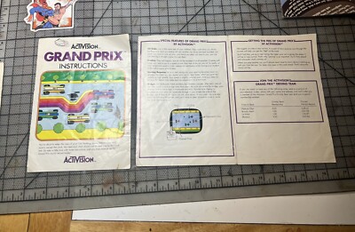 Atari 2600 Grand Prix from Activision Manual only | eBay