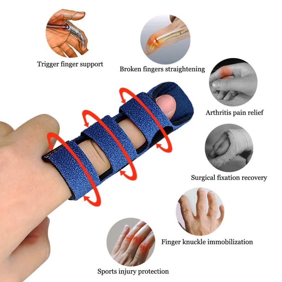 5pcs Trigger Finger Splint, Mallet Finger Brace, Finger Knuckle ...