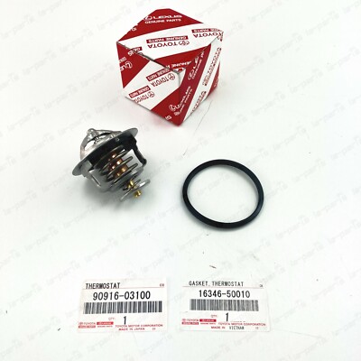 GENUINE TOYOTA TUNDRA 4RUNNER V8 LEXUS GS430 SC430 COOLANT THERMOSTAT W ...
