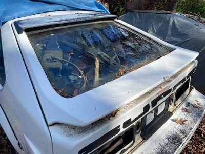 1982-1985 Toyota Supra Celica 5MGE MA61 exterior trim hatch glass frame ...