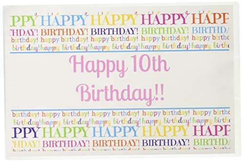 2 of Happy 0th Birthday Laminated Paper in Pink Color Writing | eBay
