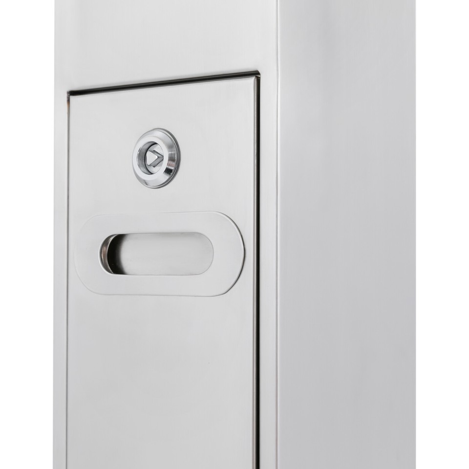 Metal Vertical Trash Bin Cigarette Butts Ash Outdoor Trash Can ...