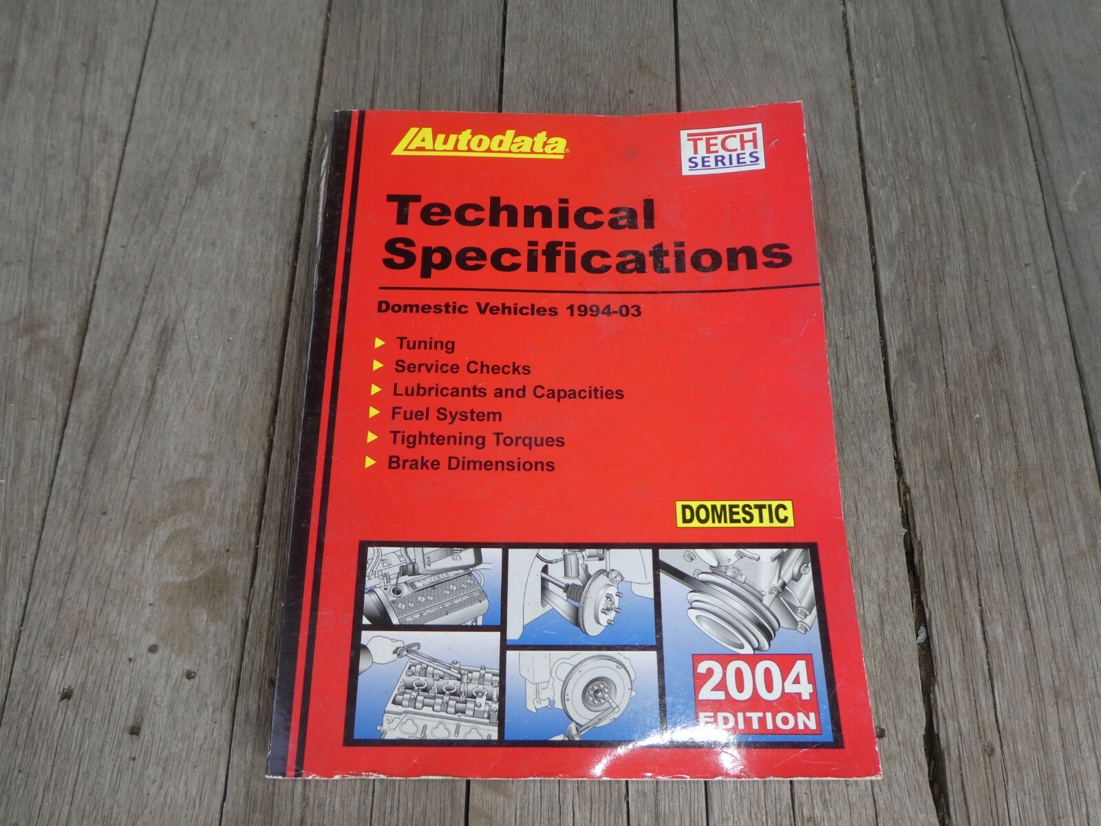 2004 DOMESTIC TECHNICAL SPECIFICATION MANUAL (1994-03) By Autodata Very ...