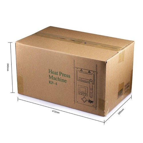 KP4 Hydraulic hot press Dual Heating 4.5x4.7 Inches Embossing machine ...