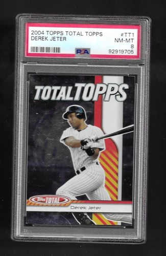 2004 Topps TOTAL TOPPS # TT1 DEREK JETER NEW YORK YANKEES PSA 8 | eBay