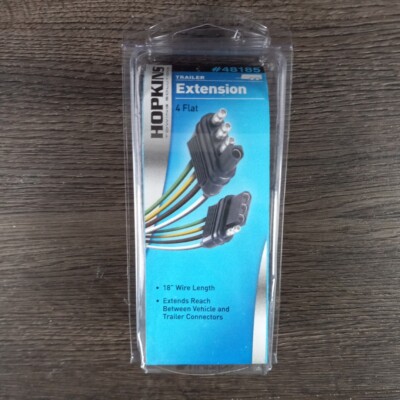 Hopkins Towing Solutions 48185 Trailer Extension Plug-In Adapter 4Flat ...