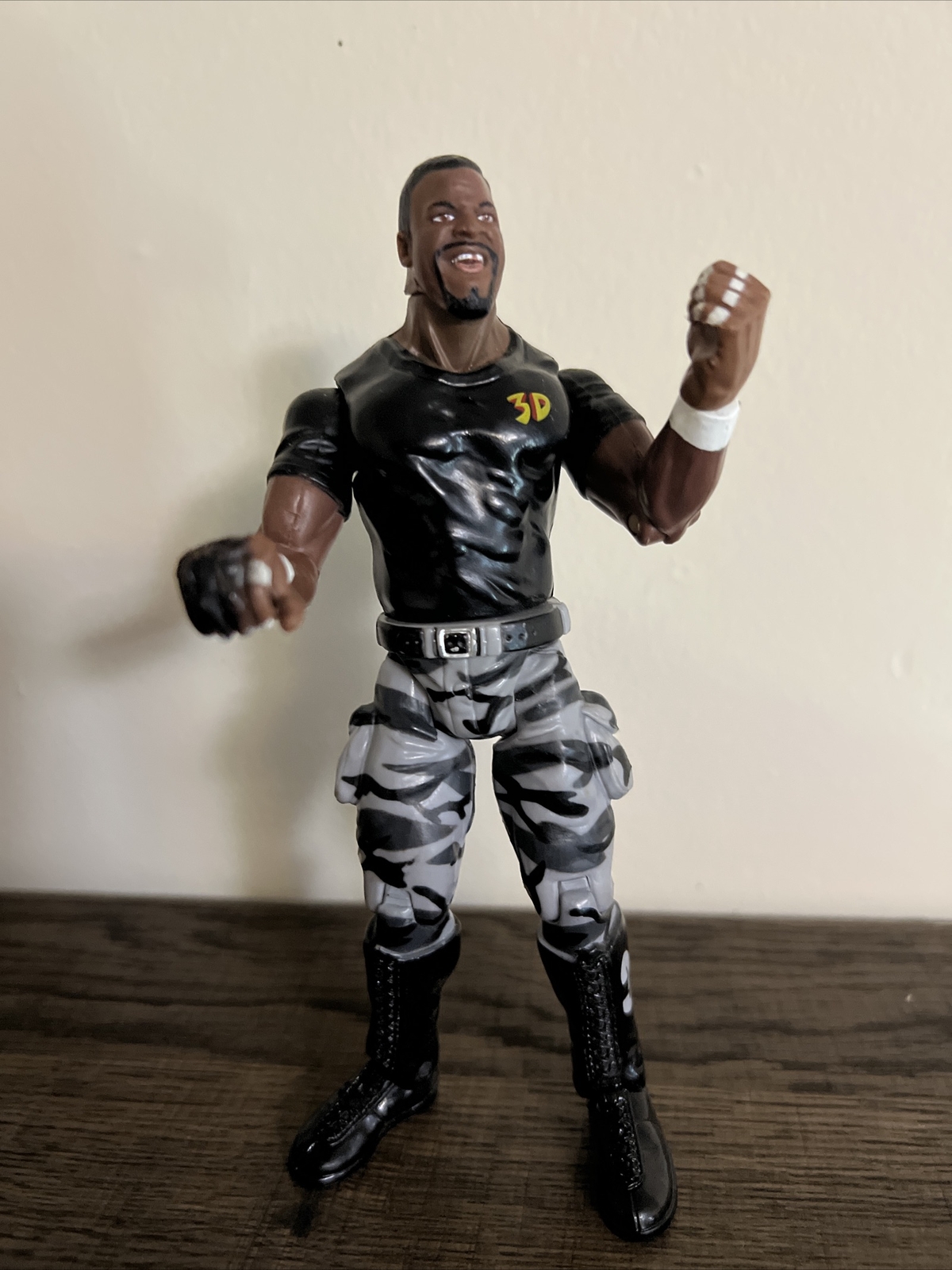 WWE D-Von Devon Dudley 3D Wrestling Action Figure ECW Jakks Pacific ...