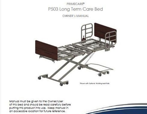 Drive Medical Prime Care Bed P503 Electric Hospital Bed for Patients ...