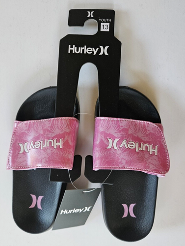 HURLEY Little Girls Kids Child 13 Naia Pink Slides Sandals Shoes 13C | eBay