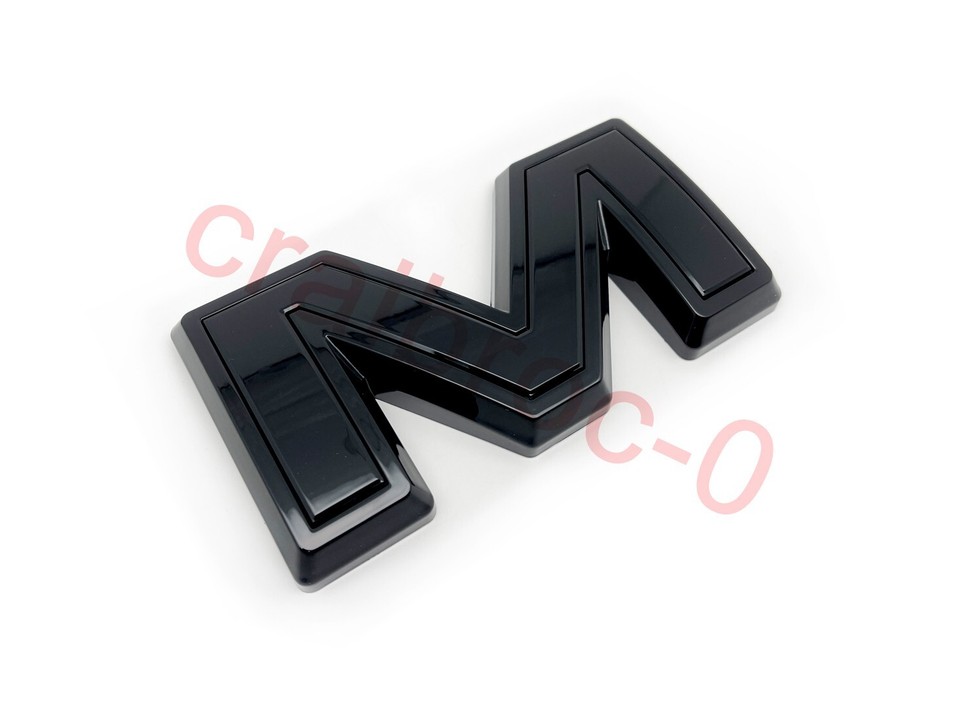 2021-2024 GMC Yukon Yukon XL Front & Rear Gloss Black overlay Emblem ...