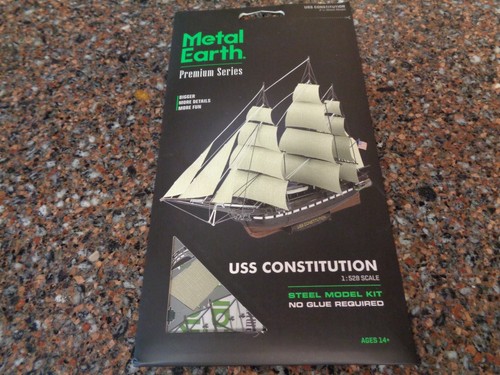 Fascinations Metal Earth USS Constitution Ship Model Kit Premium Series New | eBay