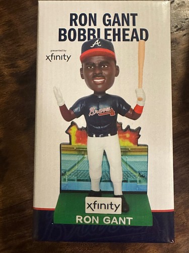 2023 Atlanta Braves Ron Gant 93 Press Box Fire Bobblehead SGA 7/19/23 ...