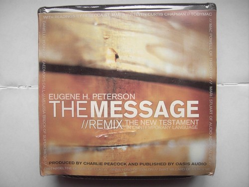 THE MESSAGE Remix, New Testament. Eugene H. Peterson. 20 Cds Audiobook ...