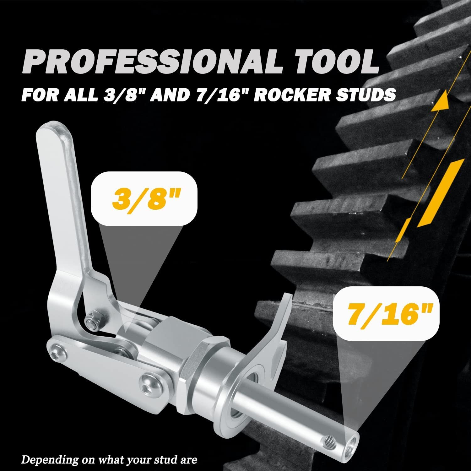 66784 Stud Mount Valve Spring Compressor Tool for All 3/8" & 7/16 ...