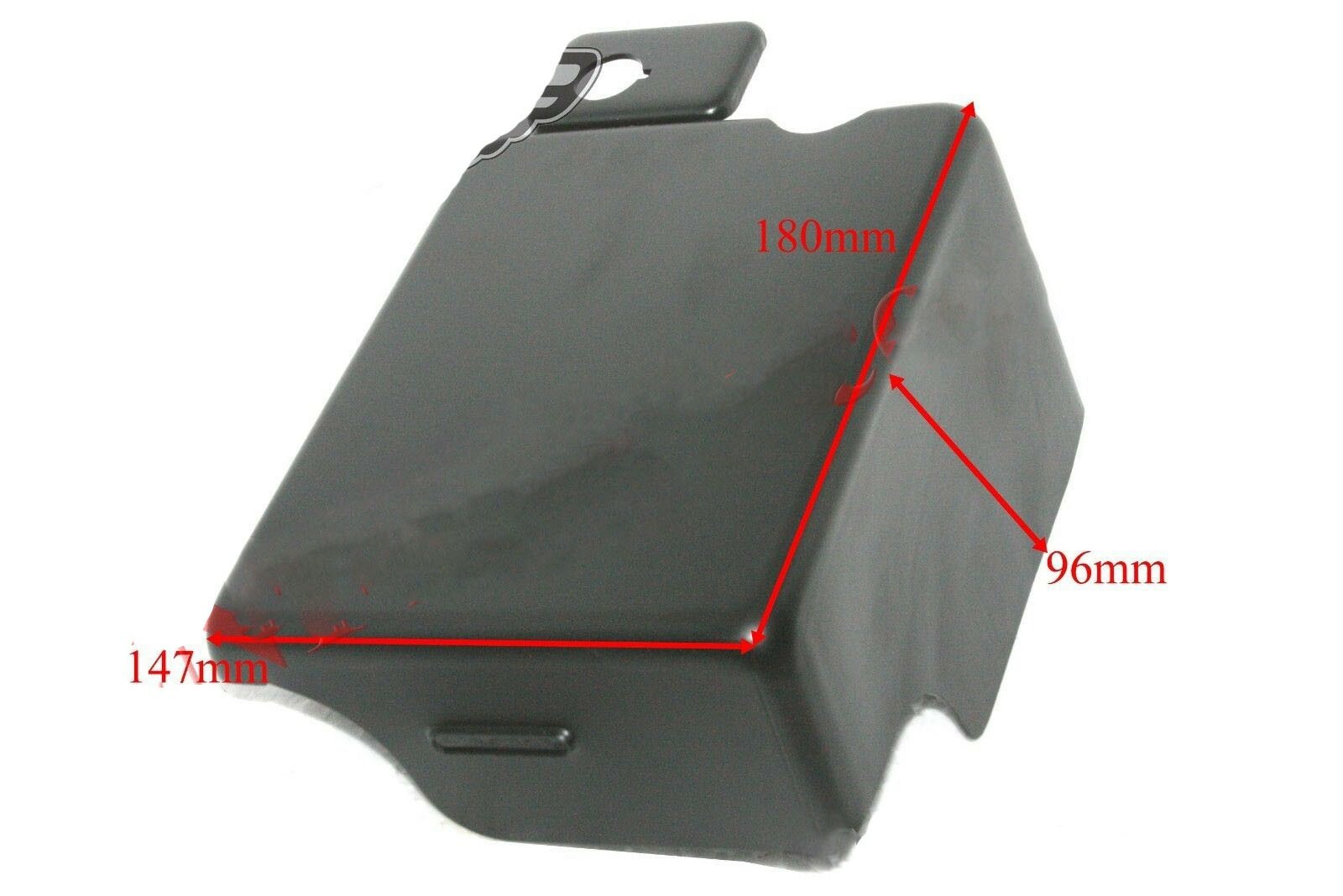 For Royal Enfield Battery Cover Lockable Steel Black Bullet Electra | eBay