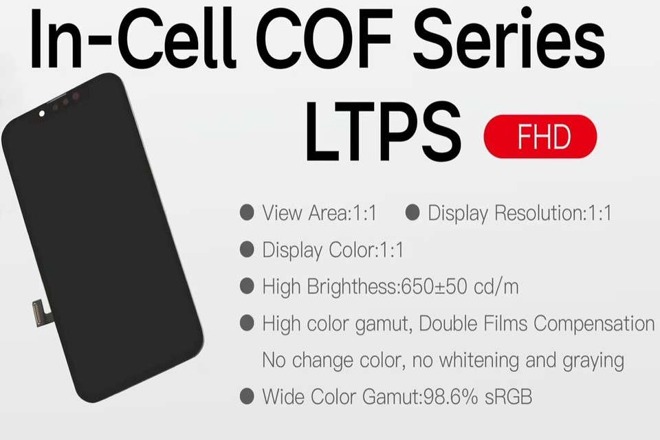 Digi4u For iPhone 14 COF LCD Display Digitizer Screen Replacement Glue ...