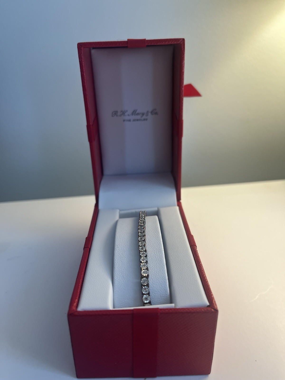 Diamond Bracelet, With Rainbow Accent NIB R.H. Macy & Co Fine Jewelry ...