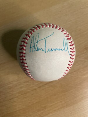 Wilson Official MLB Alan Trammell Autographed Baseball | eBay