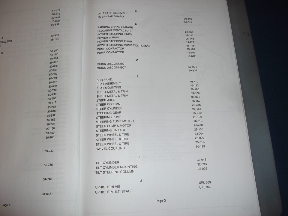 CLARK TM247 FORKLIFT LIFT TRUCK PARTS MANUAL BOOK CATALOG | eBay
