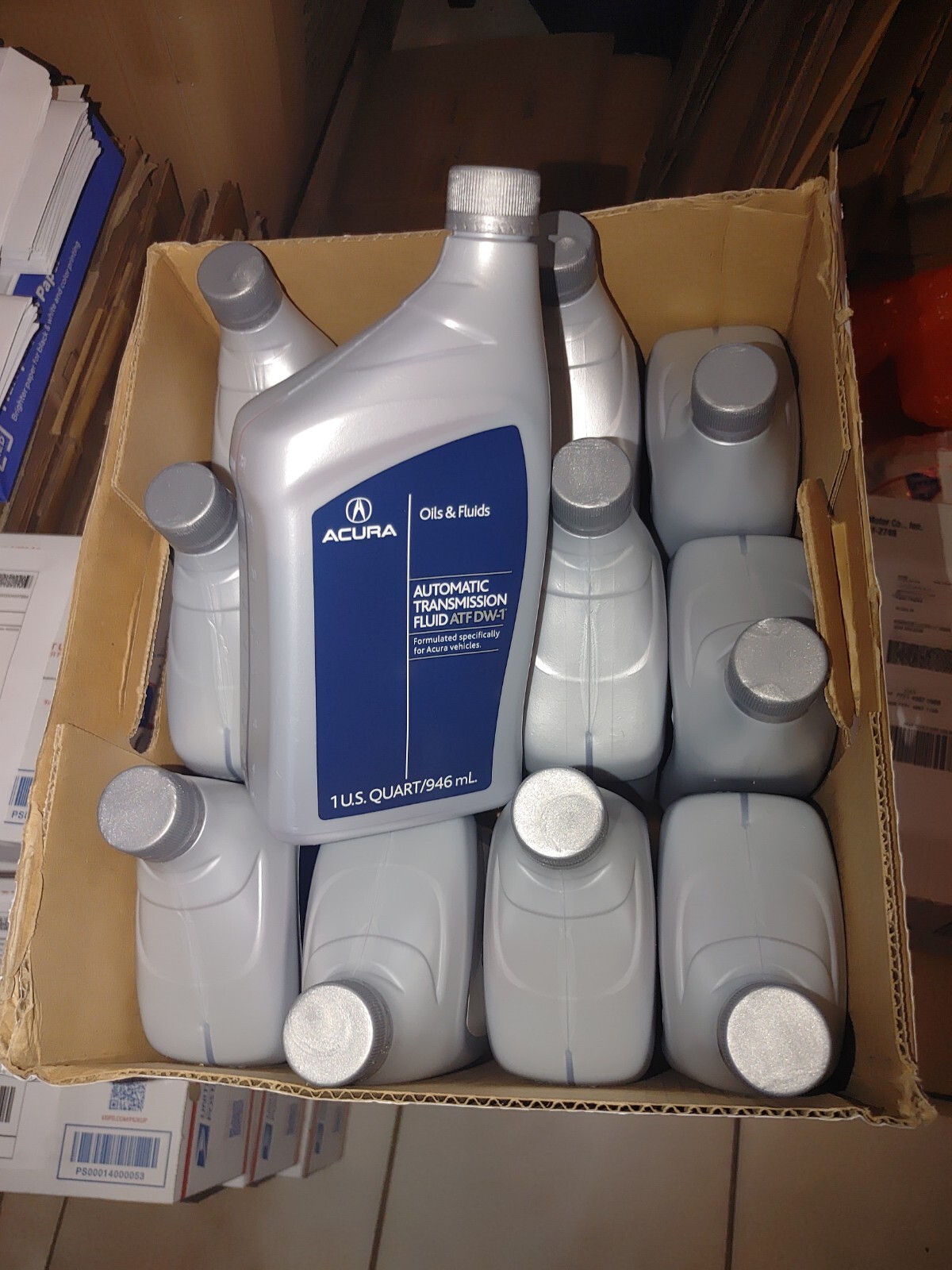 12-QTS Genuine Honda Acura AUTO Transmission Fluid OEM ATF DW-1 08200 ...