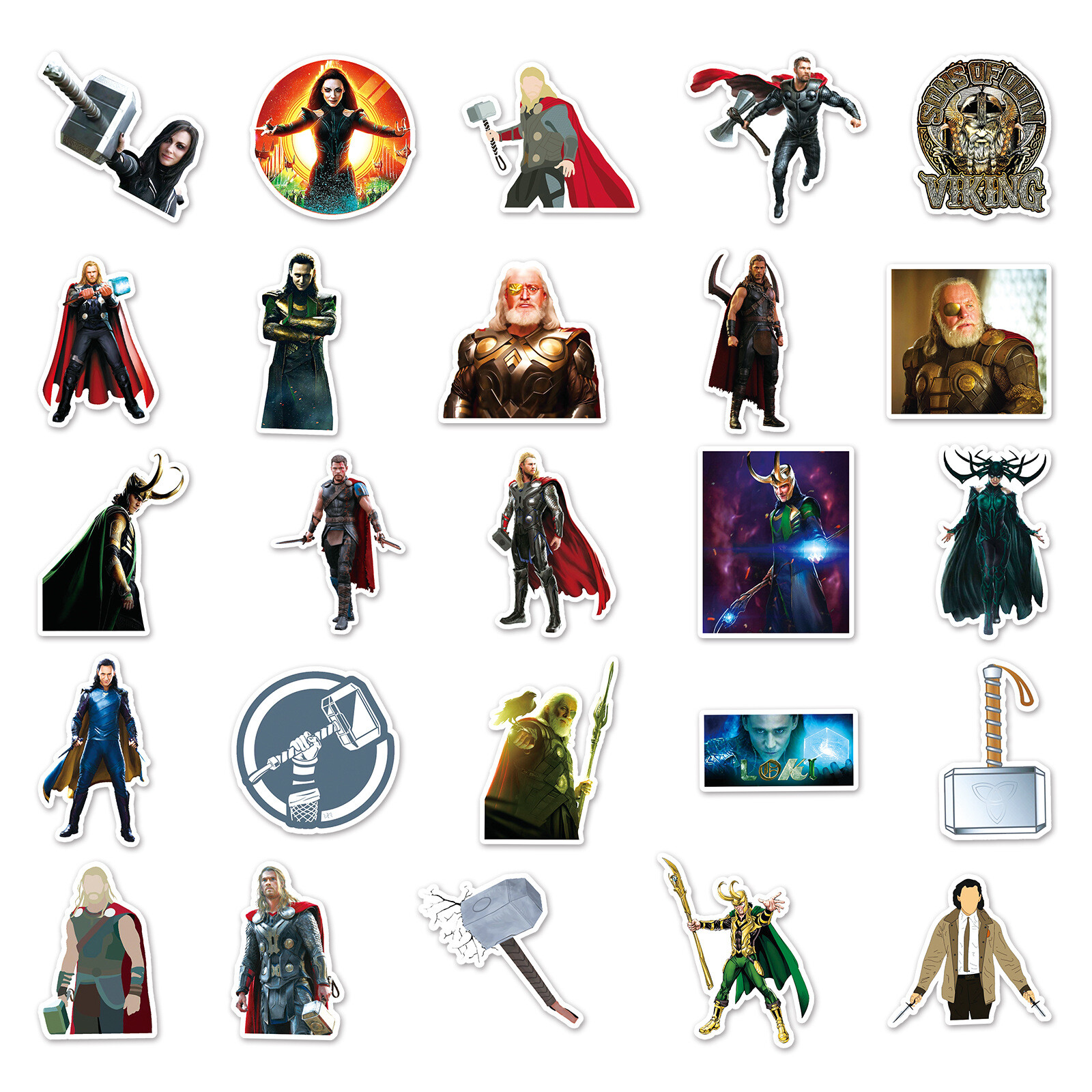 50Pcs/set Classic Tv Show Loki Season Waterproof Stickers Vinyl Decal ...