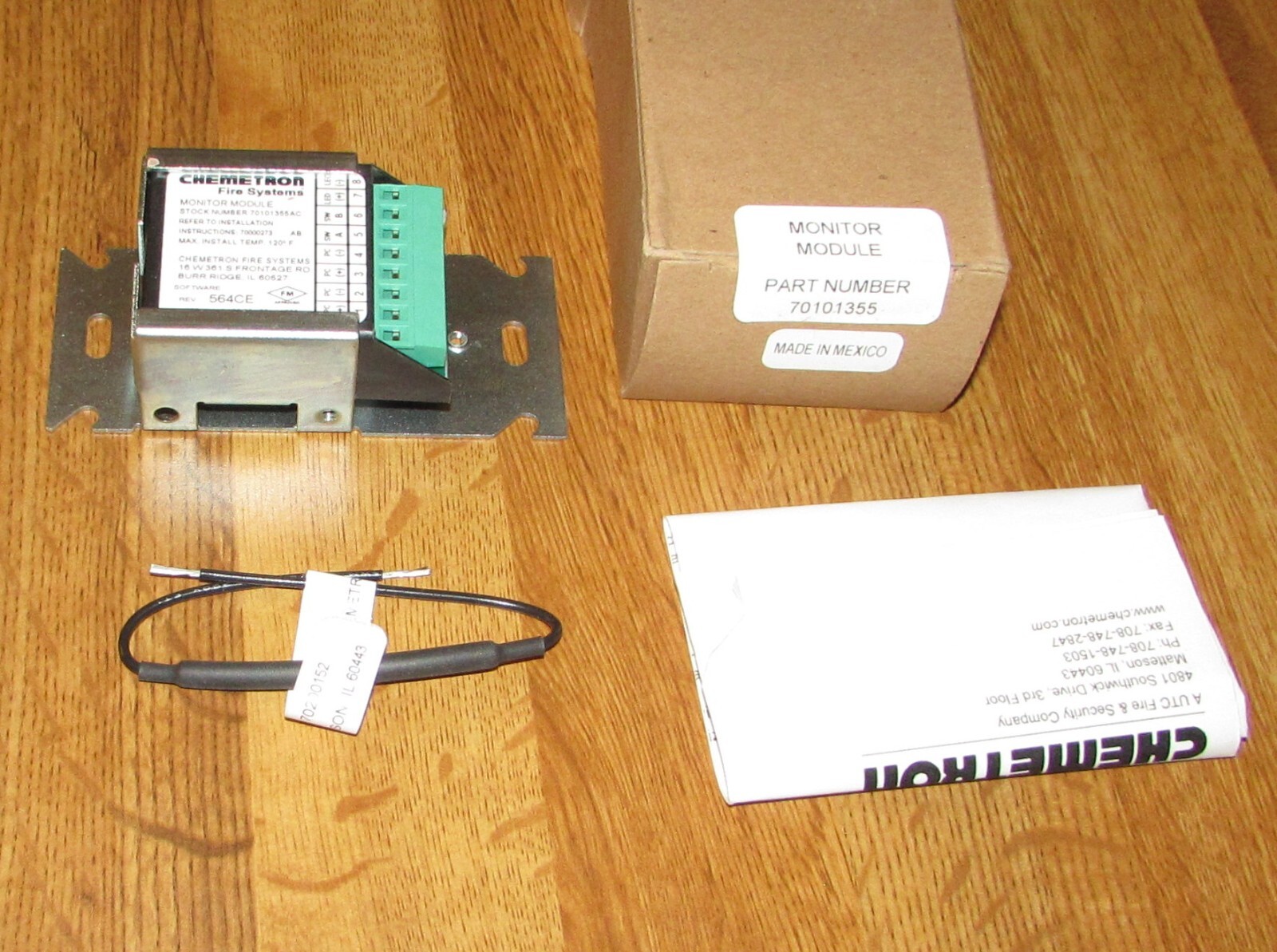 CHEMETRON FIRE SYSTEMS Monitor module 70101355 | eBay