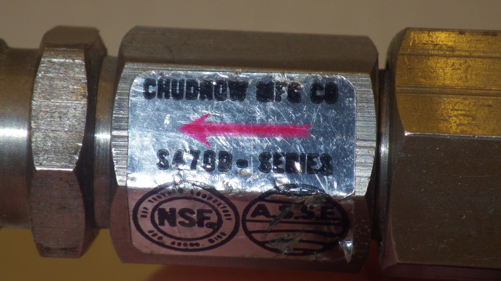 CHUDNOW S470D HYDRAULIC CHECK VALVE AND FILTER ASSY | eBay